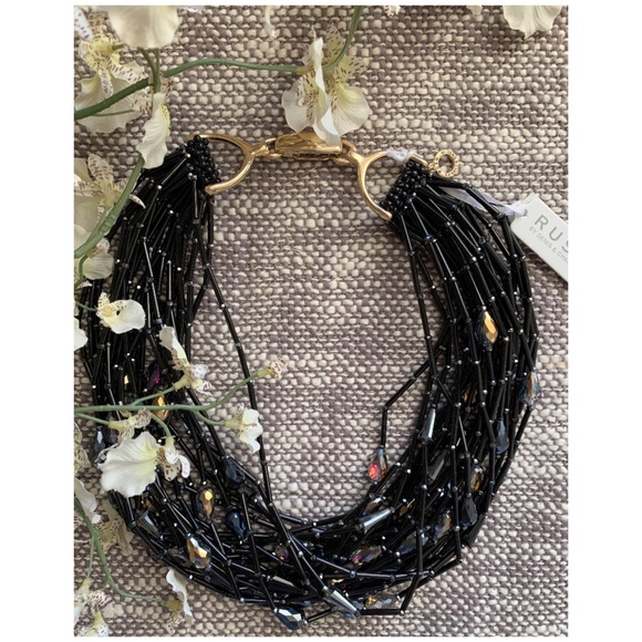 RUSH | Jewelry | Rush By Denis And Charles Statement Neckless Black ...